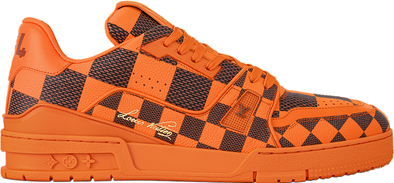 Louis Vuitton LV Trainer Damier Pop Red - Aug 2024 - 1ACN44 Louis Vuitton LV Trainer Damier Pop Red - Aug 2024 - 1ACN44